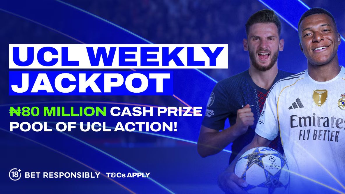 Bet9ja UCL Jackpot 🎉 | ₦80M Prize for Barcelona vs PSG | Goal.com Nigeria